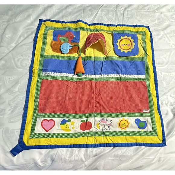 Toys Vintage 1985 Playskool Fold N Go Baby Activity Play Mat Blanket